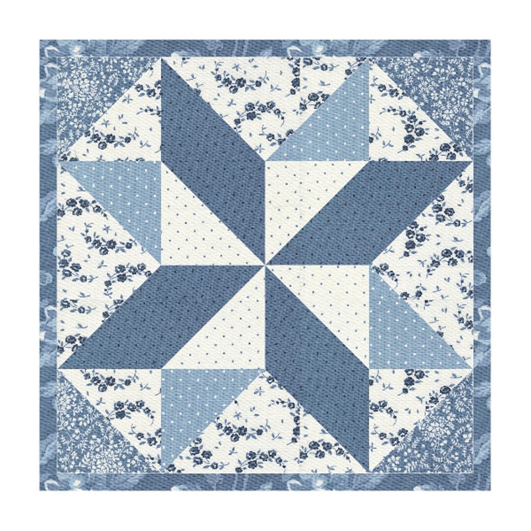 Star Foundation Paper Piecing Pattern, FPP, Quilt Block, PDF Download ...