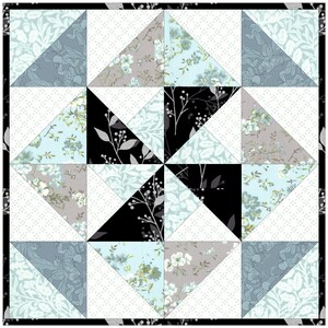 Mosaic Quilt Block, Pattern: FPP Multiple Sizes (PDF Download ...