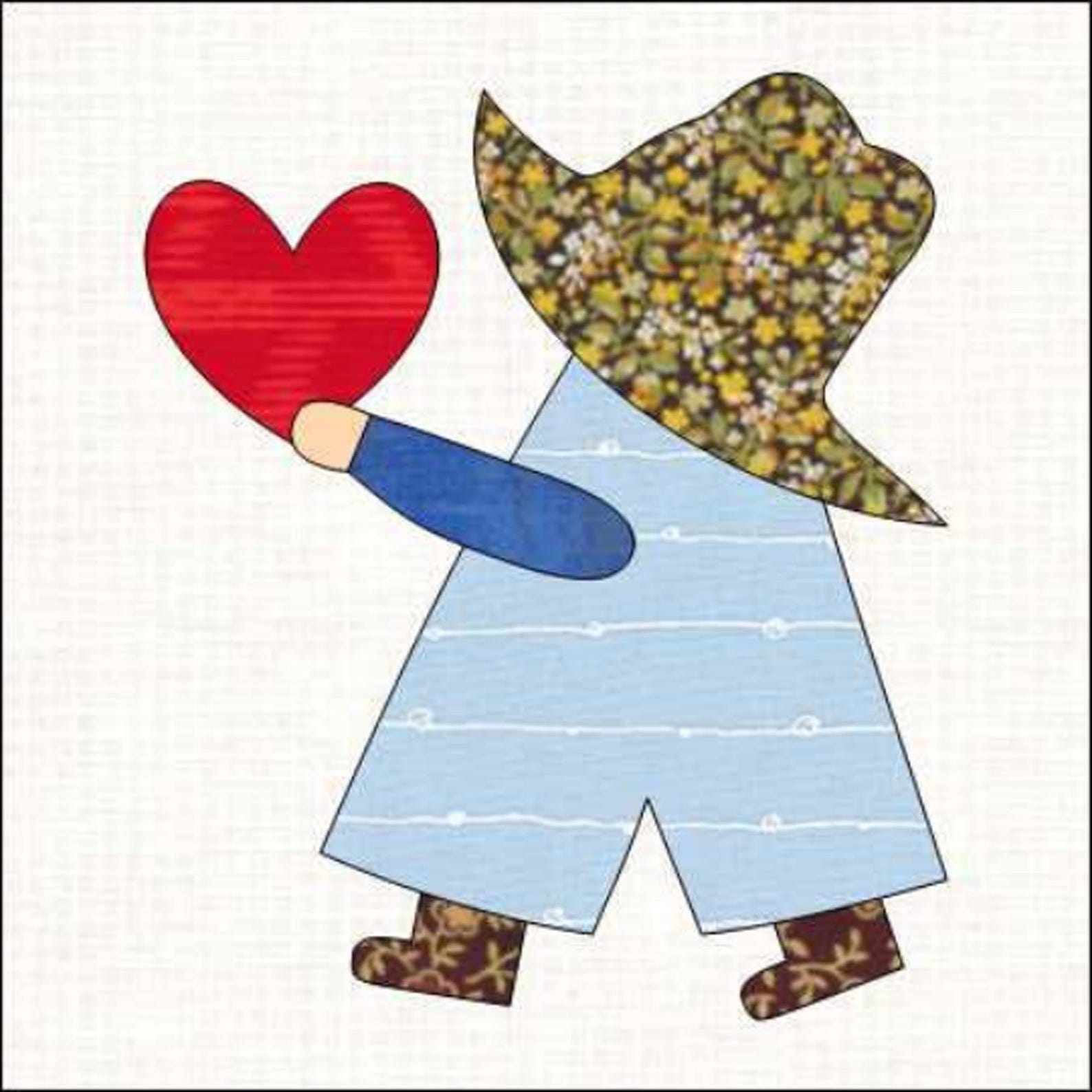 Sunbonnet Sue and Overall Sam Quilt Pattern/digital PDF Quilt Pattern ...