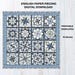 Starry Sampler, English Paper Pieced Pattern, EPP Quilt Pattern, 16 ...