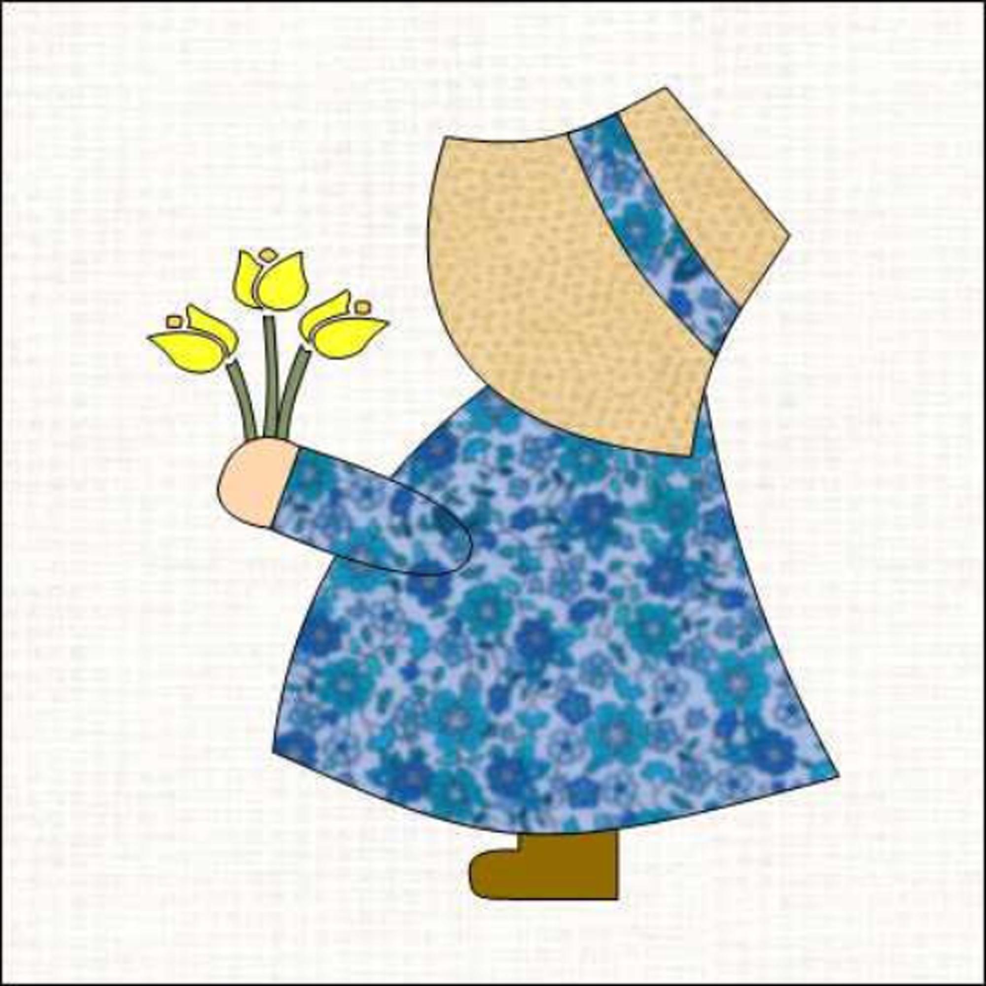 Sunbonnet Sue and Overall Sam Quilt Pattern/digital PDF Quilt Pattern ...