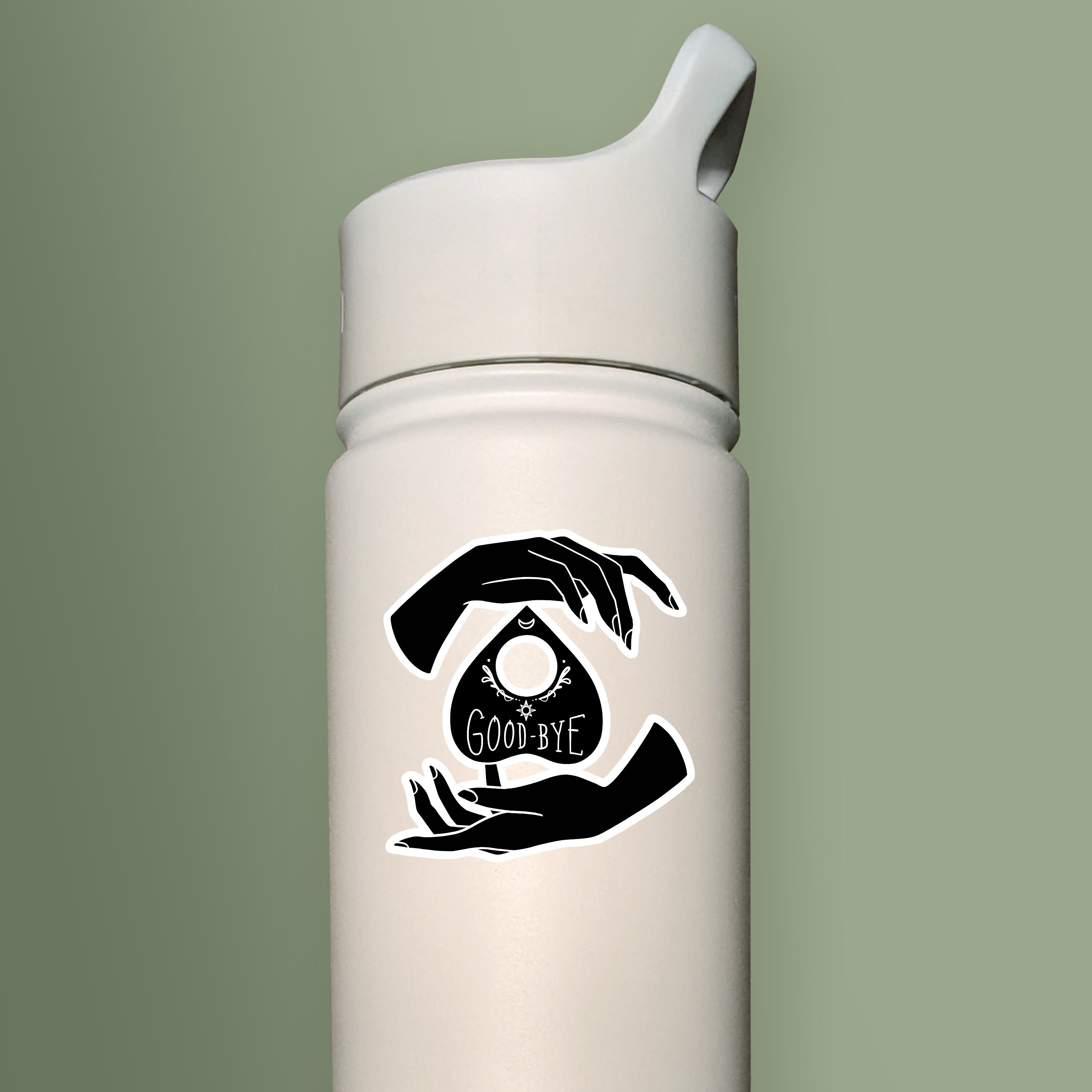 Goodbye Planchette Hands Vinyl Sticker - Etsy