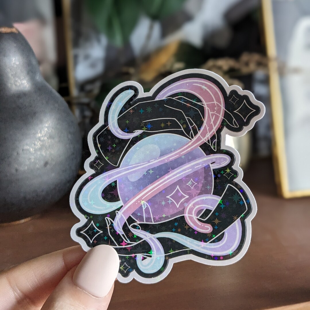 Ponder Orb Magic Hands Vinyl Sticker - Etsy