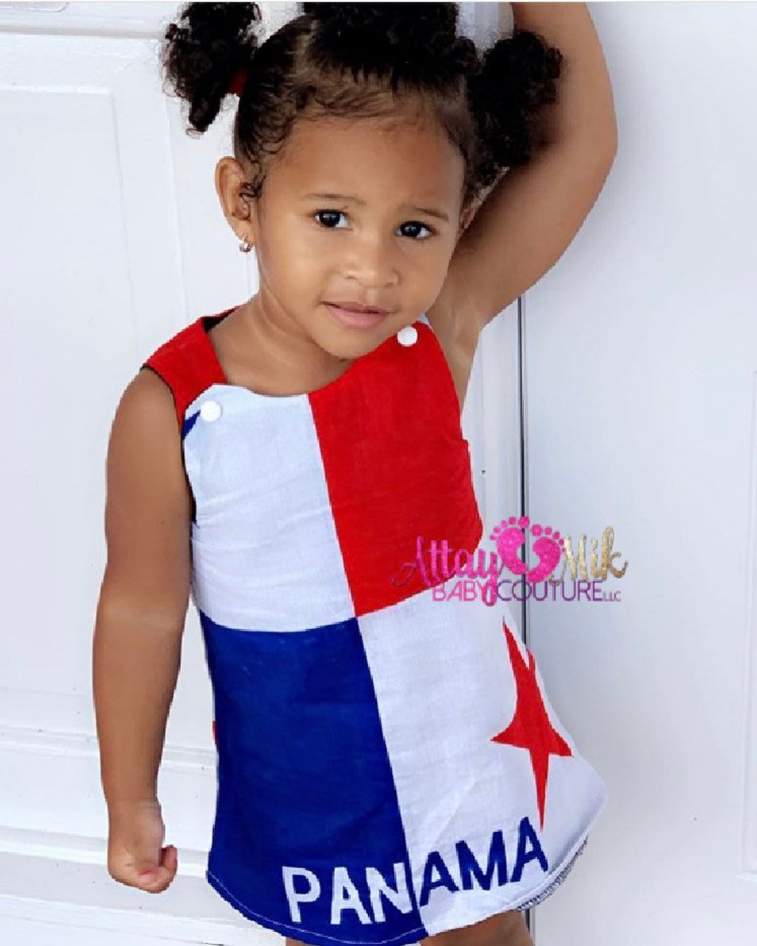 Panama Clothing. Baby Ethnic Panama Flag. Panama Flag. Flag Dress ...