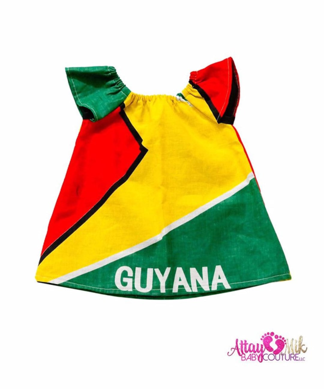 Baby Guyana Clothing. Baby Ethnic Guyana Baby Dress. Guyana Print ...