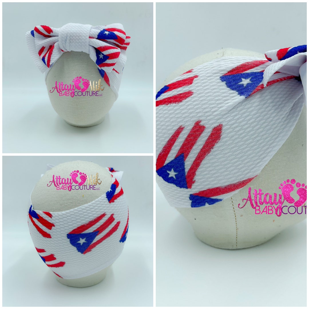 Read to Ship Rico Clothing. Baby Puerto Rican Headband. Puerto Rico ...