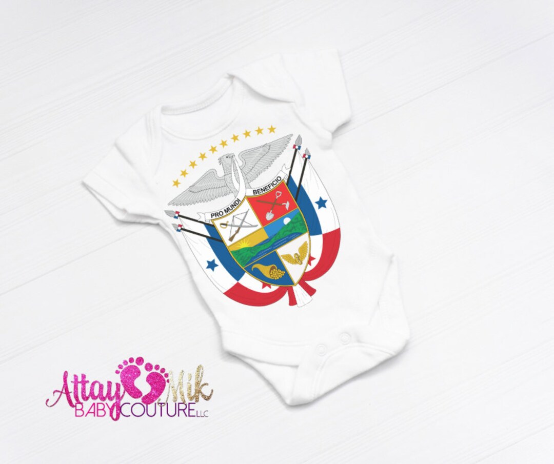 Panama Clothing. Baby Ethnic Panama Flag. Panama Flag. Flag Coat of ...
