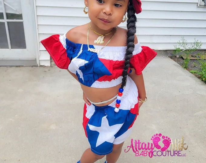 Read to Ship Rico Clothing. Baby Puerto Rican Skirt . Puerto Rico Flag ...
