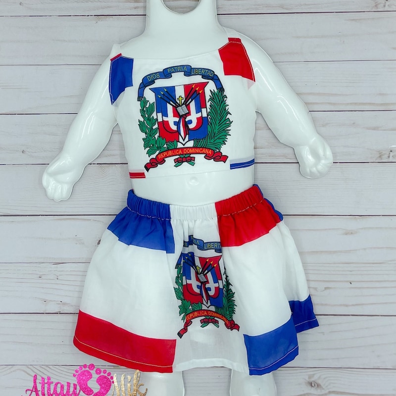 Dominican Flag Dress - Etsy
