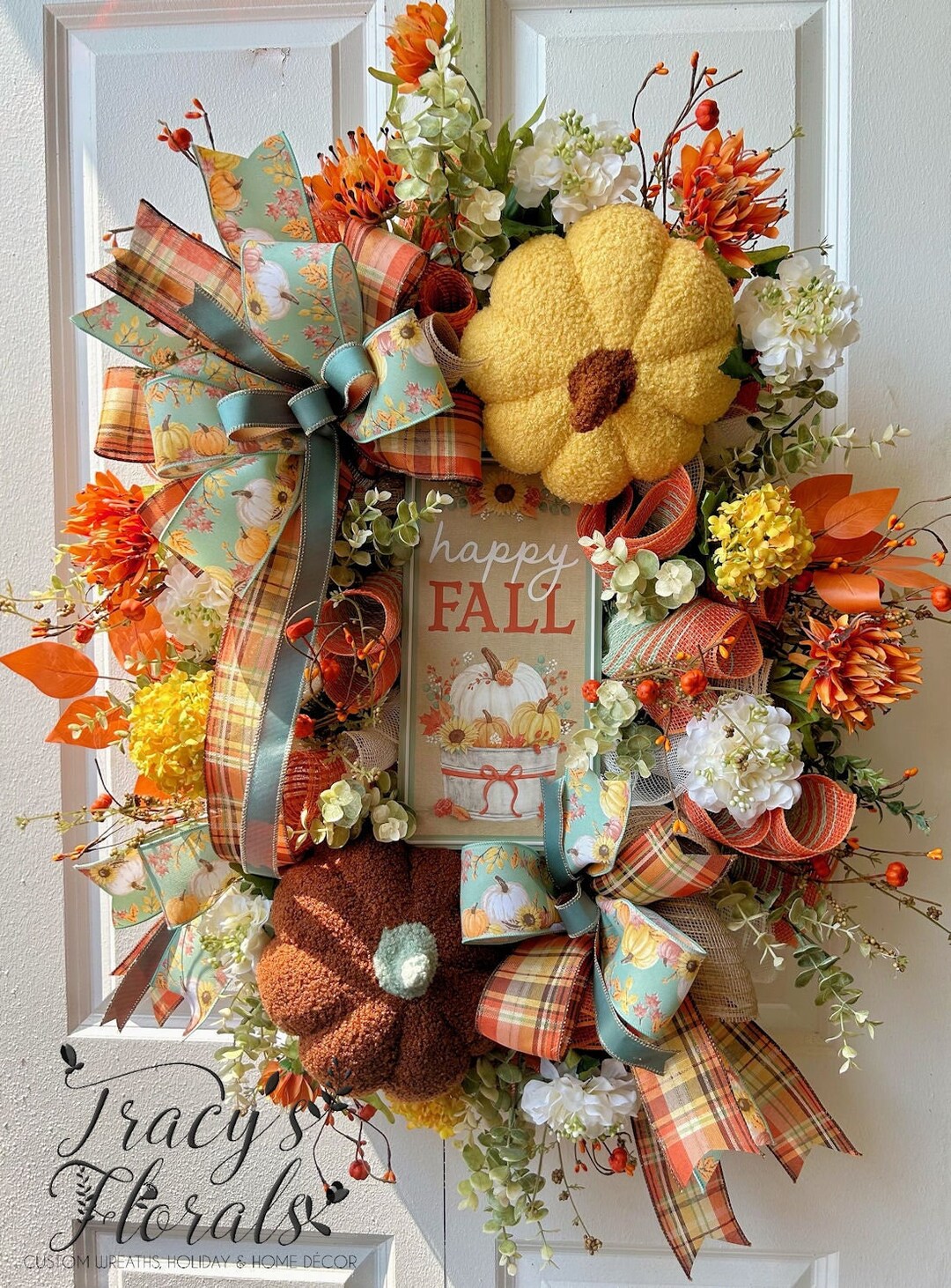 Fall Wreath, Fall Door Wreath, Autumn Wreath, Thanksgiving Wreath ...
