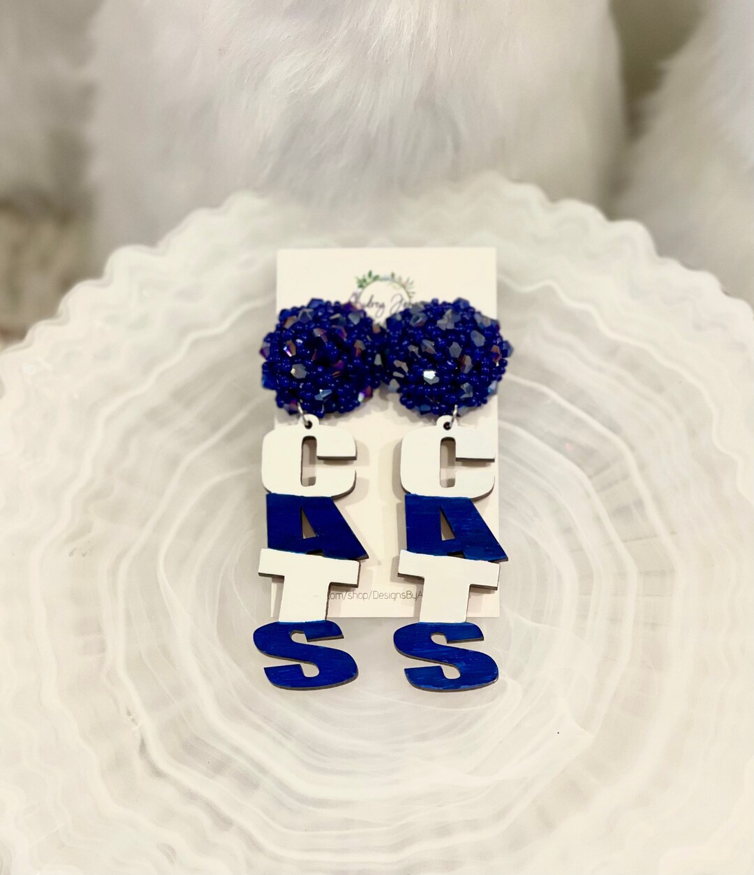 Kentucky WILDCAT Earrings - Etsy