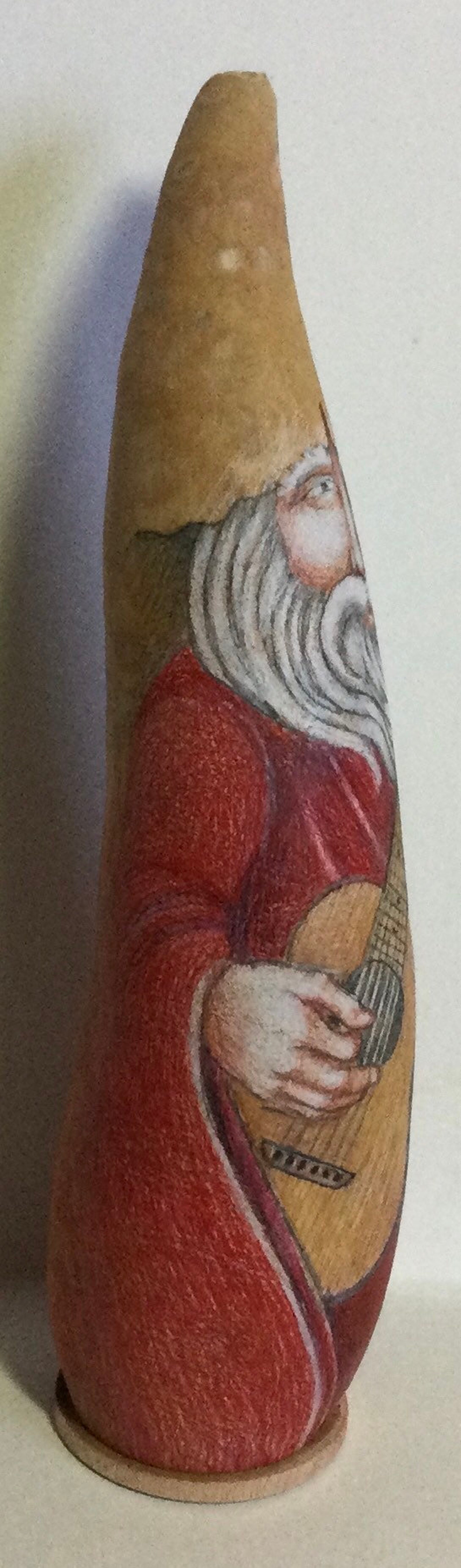 Guitar Wizard Gourd Art Original by Patty Wolford Artrox | Etsy