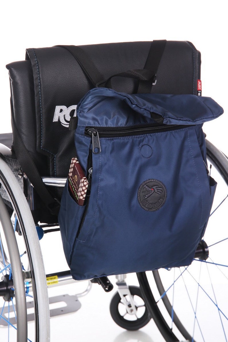 Wheelchair Backpack Adapted Safe Bag Two-in-one Disabled Accessory Easy ...