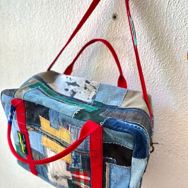 Upcycled Denim Bag - Etsy