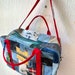 Crossbody Duffle Large Handbag Denim Patchwork Vintage Urban Recycled ...