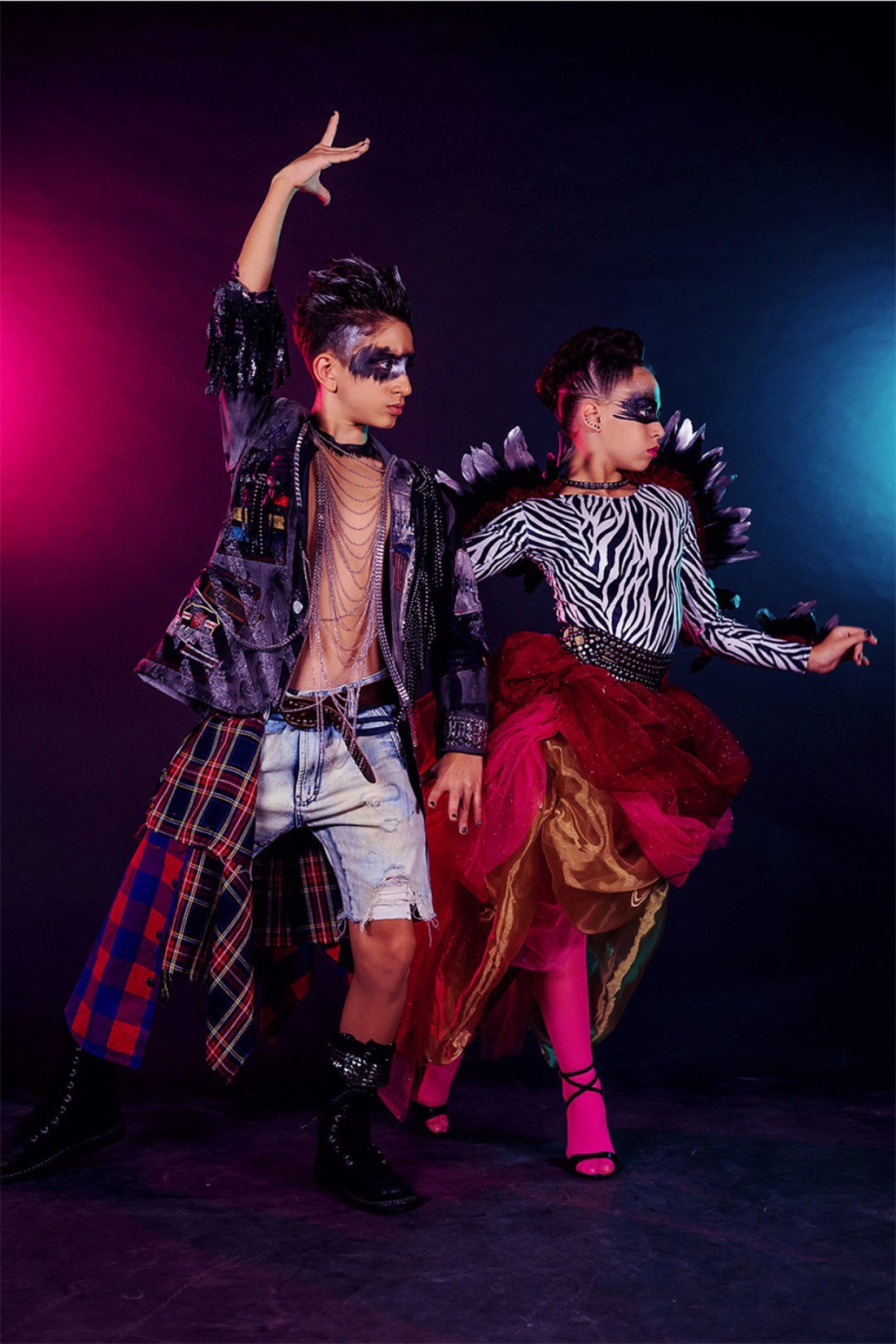 Black Jersey Rock-n-roll Blazer Punk Studs Sparkling Music Show Jacket ...