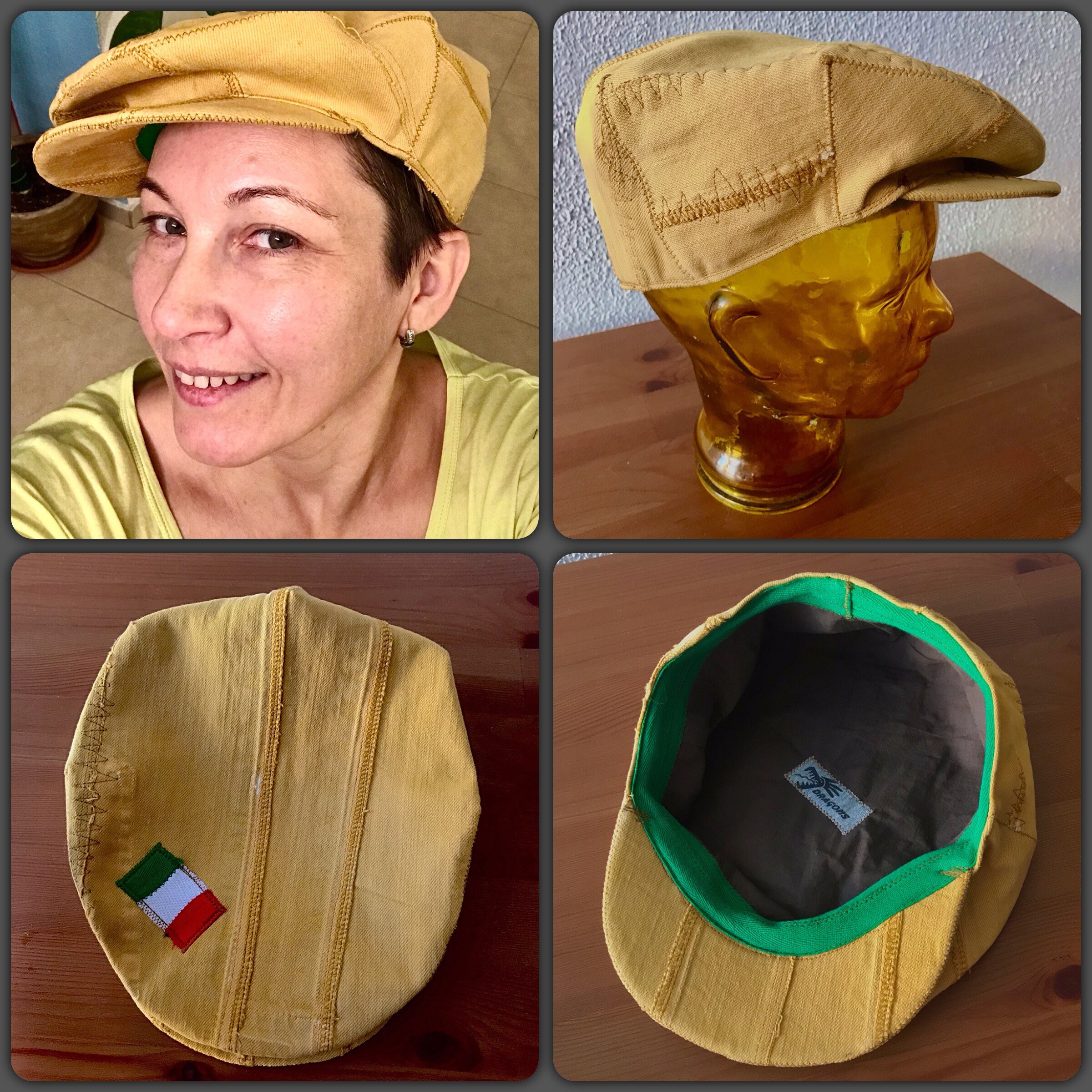 Newsboy Denim Cap Flat Cap Upcycled Recycled Jeans Men Women - Etsy