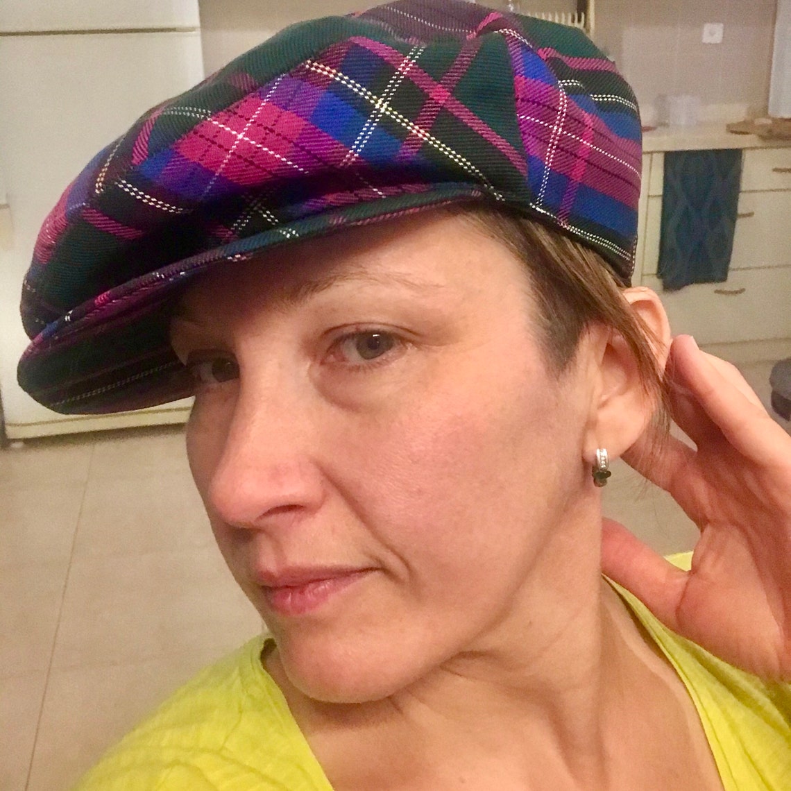 Newsboy denim cap flat cap upcycled recycled jeans men women | Etsy