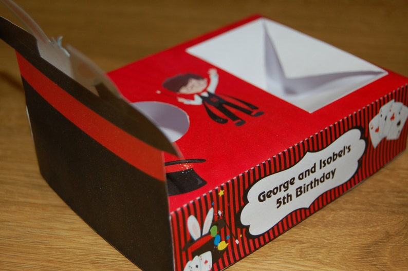 Magician / Magic Themed Party Food Lunch Box DIY / Printable - Etsy