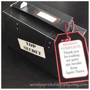 PDF Template Spy Mission /secret Agent Themed Suitcase With ...