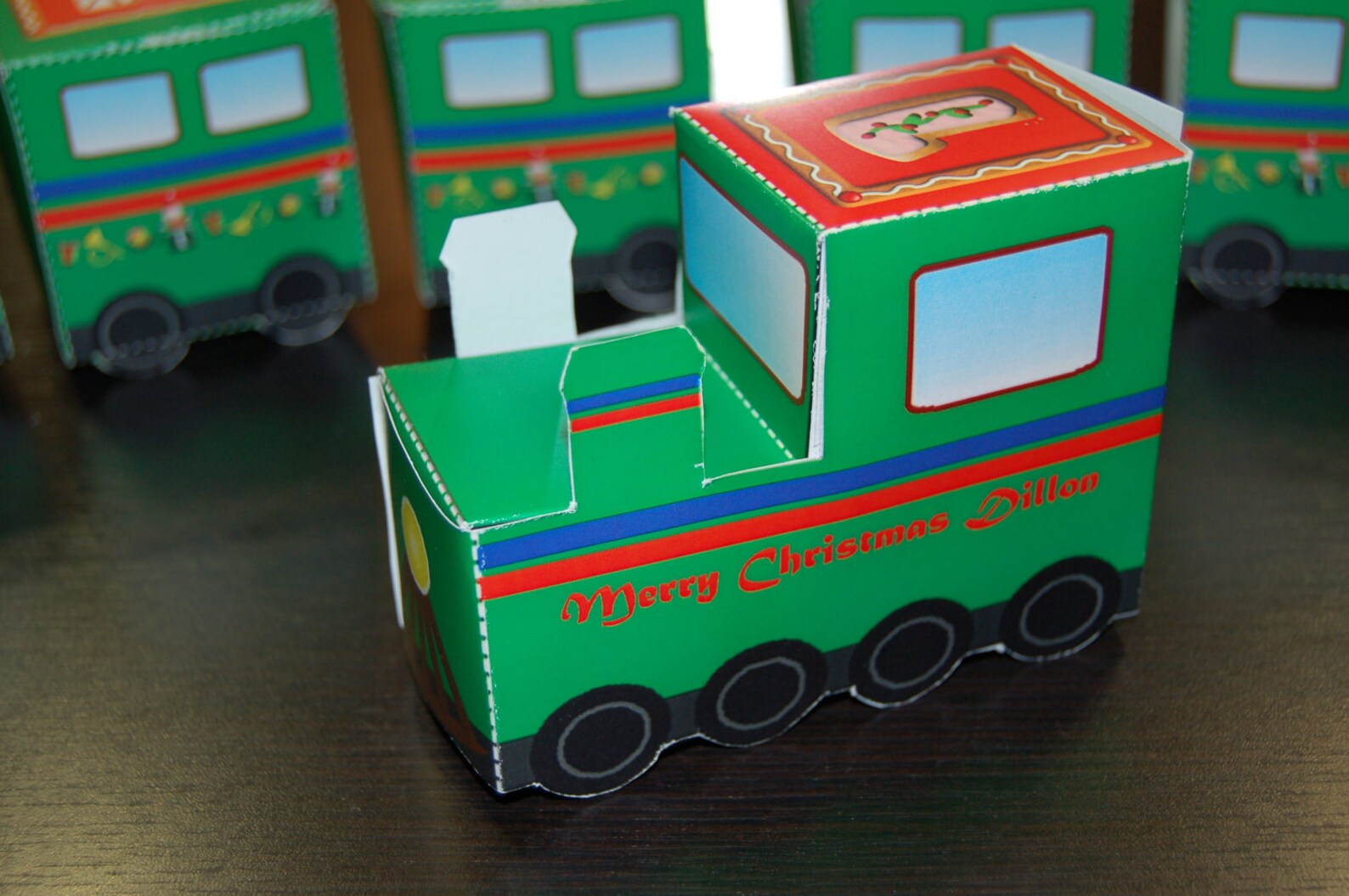 Instant Download - Christmas Train Advent Calendar (printable & Diy ...
