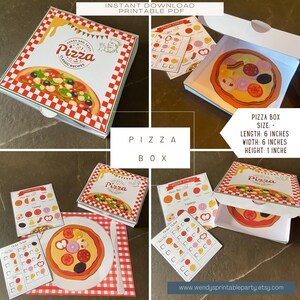 INSTANT DOWNLOAD Create Your Own Pizza Bundle With Pizza Box, Menu ...
