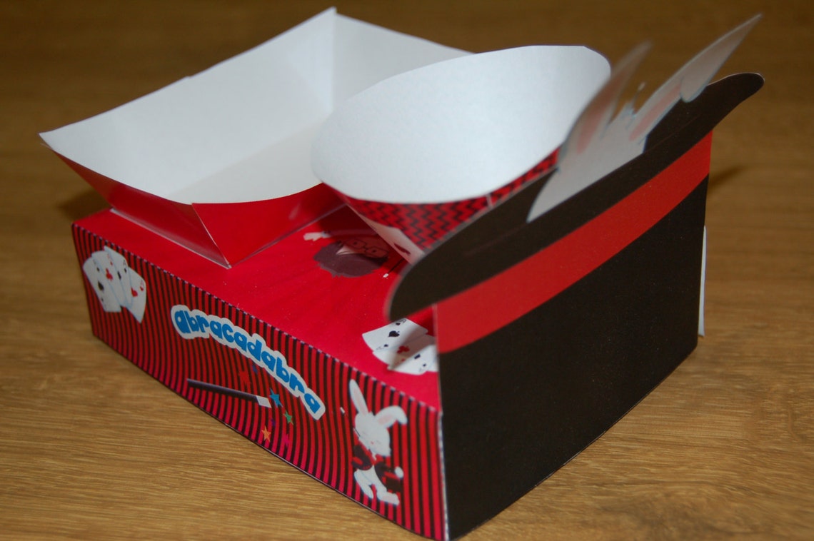 Magician / Magic Themed Party Food Lunch Box (DIY / Printable by You ...