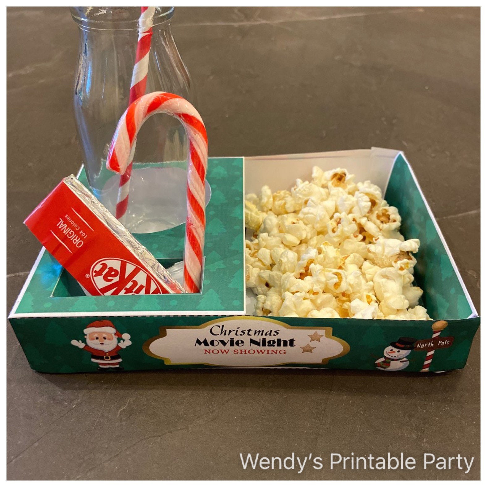 Instant Download - Christmas Movie Night / Cinema Set (printable by You ...