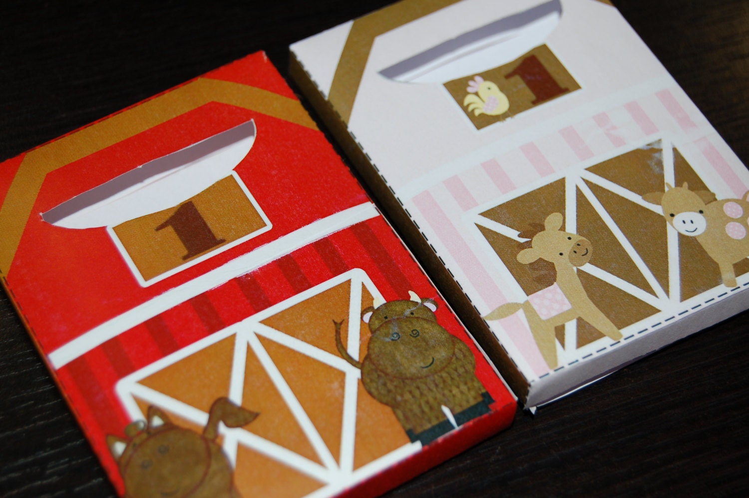 PDF template personalized Cute Barn / Farm Animal theme crayon | Etsy