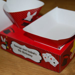 Magician / Magic Themed Party Food Lunch Box (DIY / Printable by You ...