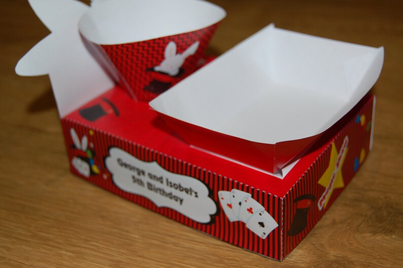 Magician / Magic Themed Party Food Lunch Box DIY / Printable - Etsy