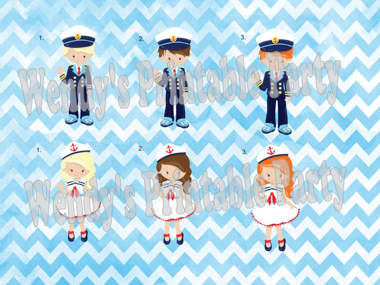 Nautical Themed Party Food Lunch Box DIY/ Printable / | Etsy Canada