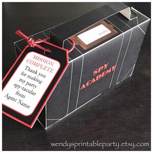 PDF Template Spy Mission /secret Agent Themed Suitcase With ...