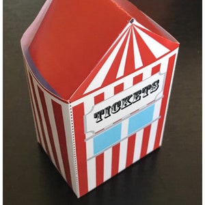 Instant Download PDF Template Ticket Office Treat Box / Favor, DIY ...