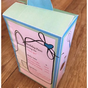 PDF Template Personalized Pancake Mix Box Party Favor (printable by You ...