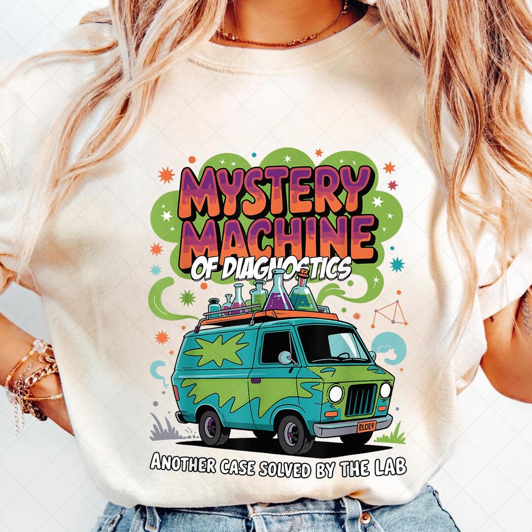 Lab Week 2025 Mystery Machine PNG, Mystery Machine of Diagnostics Png ...