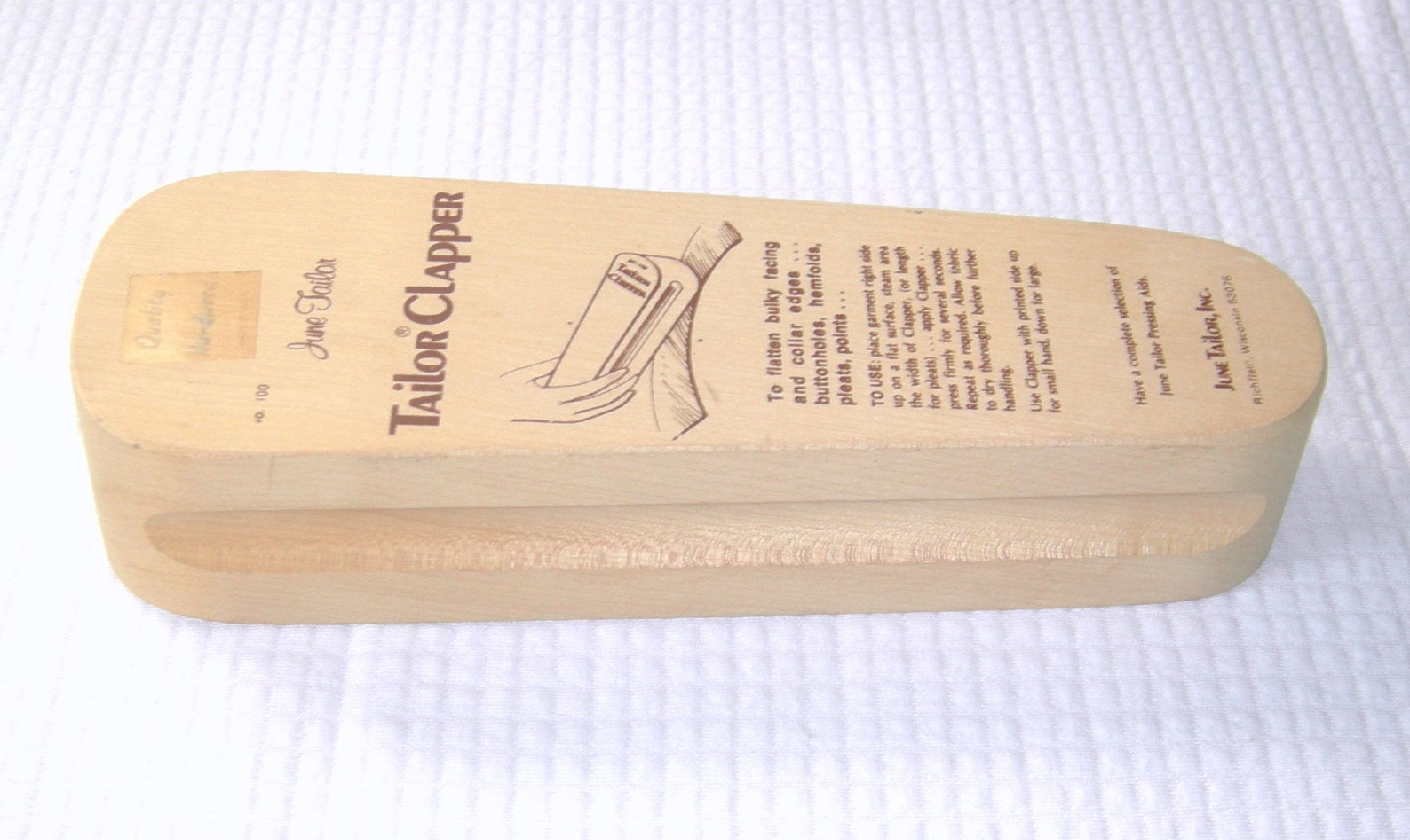 Vintage June Tailor Clapper No 100 Couture Tailor Clapper Dressmaking ...