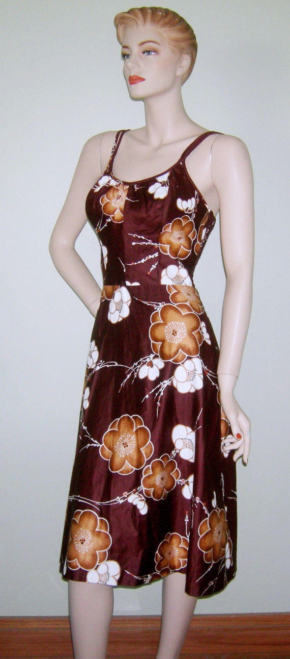 Vintage 1950s/ 1960s/ Hawaiian Dress/ SUN FASHIONS Ha… - Gem