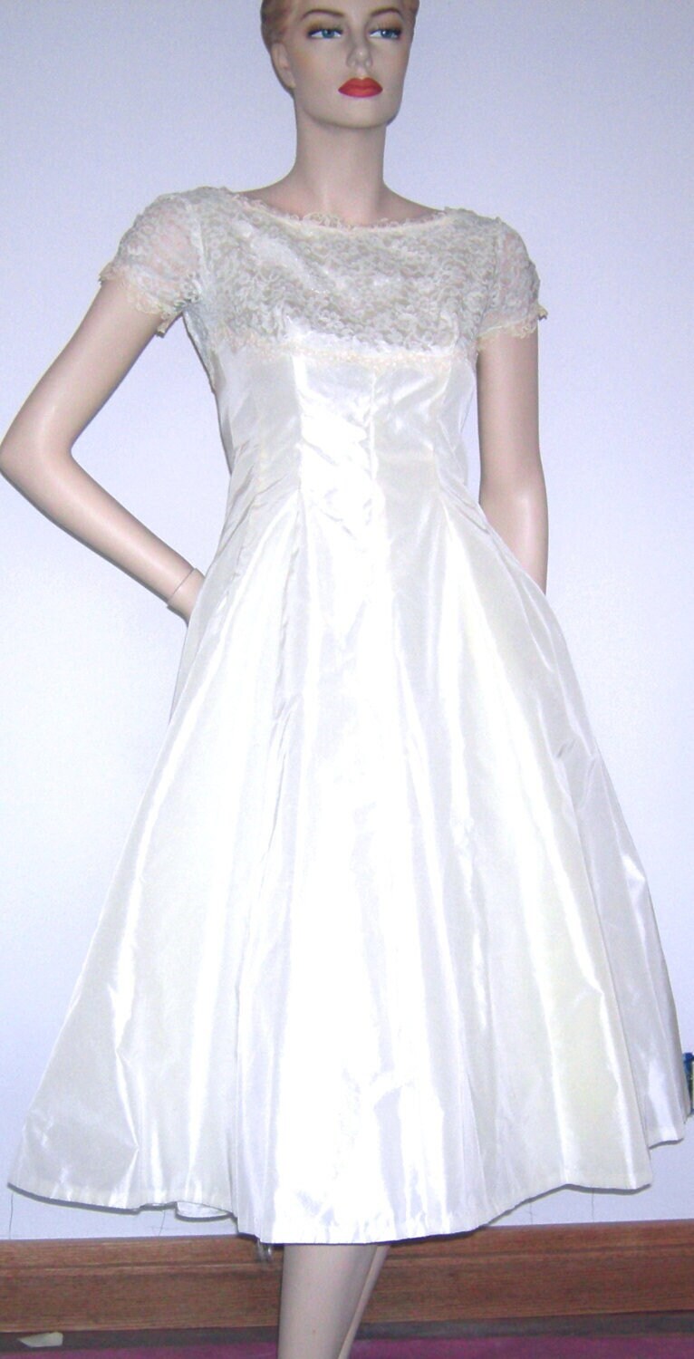 Vintage 50s 60s Lorrie Deb San Francisco Illusion Lace Taffeta - Etsy
