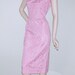 Vintage 1950s 1960s Pink Lace Hollywood Starlet Mod Hourglass Bombshell ...