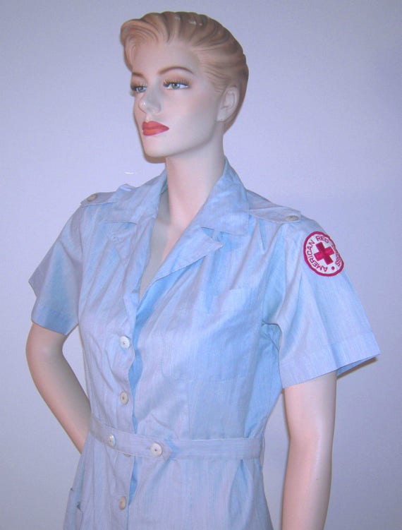WWII Vintage 1940s 1950s AMERICAN RED Cross Volunteer… - Gem
