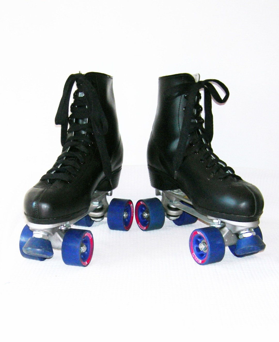 Vintage Men's CHICAGO Skates Quad Deluxe Rink Skates Black Blue Red ...