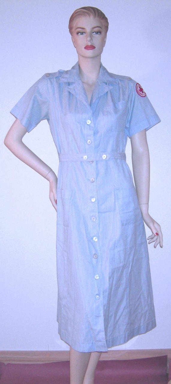 WWII Vintage 1940s 1950s AMERICAN RED Cross Volunteer… - Gem