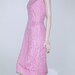 Vintage 1950s 1960s Pink Lace Hollywood Starlet Mod Hourglass Bombshell ...