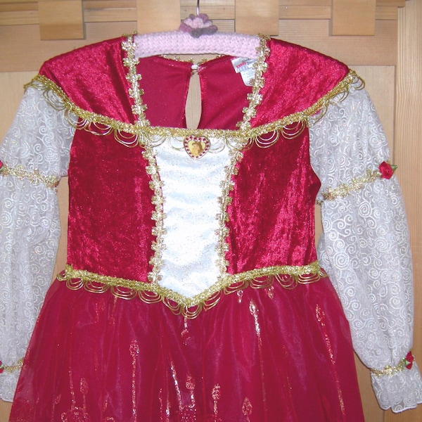 Princess Belle Red Dress Costume Etsy
