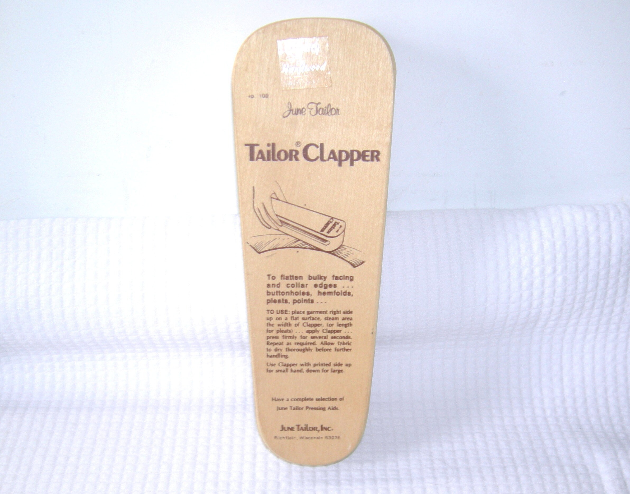 Vintage June Tailor Clapper No 100 Couture Tailor Clapper Dressmaking ...