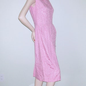 Vintage 1950s 1960s Pink Lace Hollywood Starlet Mod Hourglass Bombshell ...