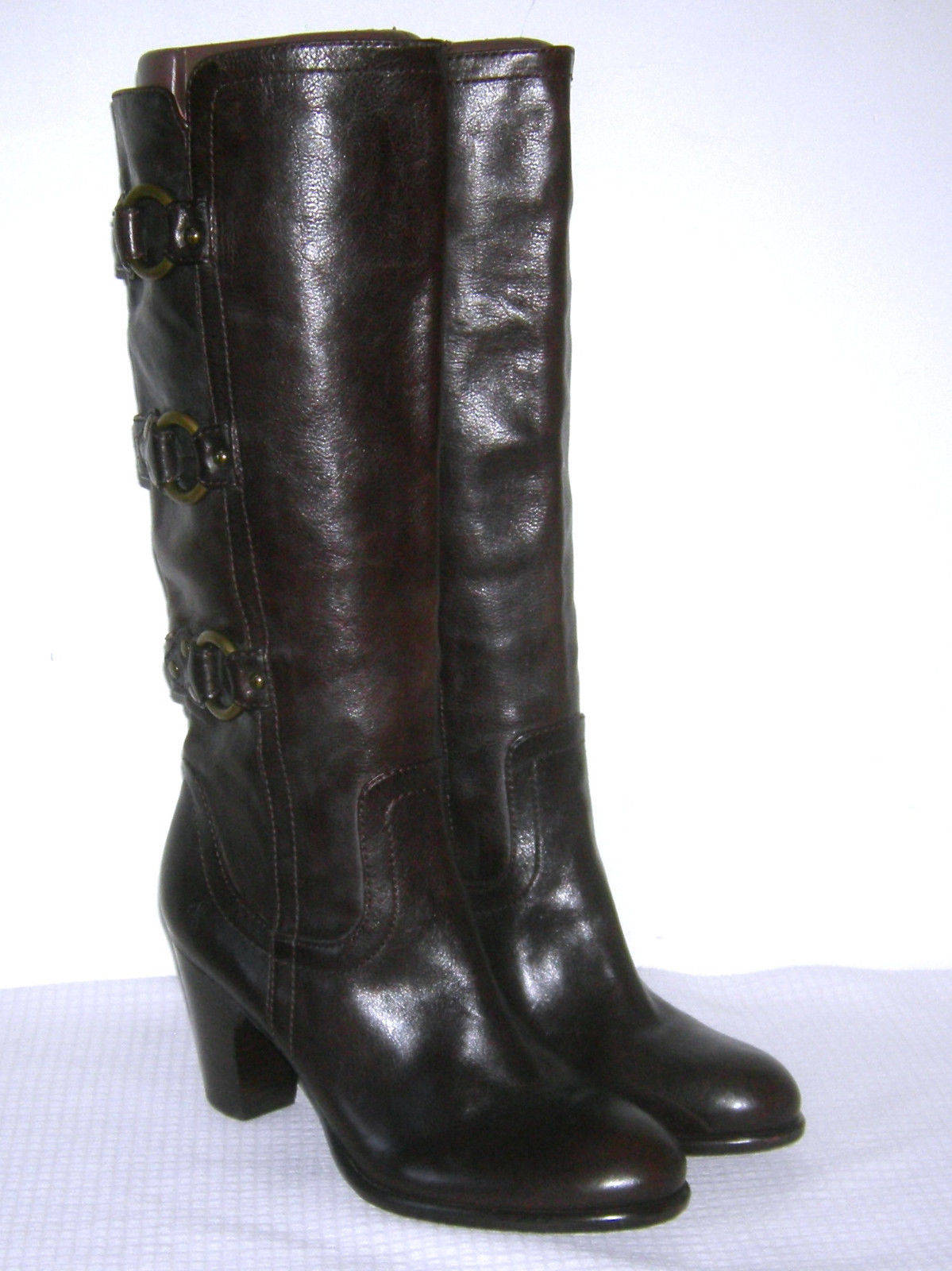 Vintage FRYE Boots/ Fiona/ 3 Strap Boots/ Patina Finsh/ Distressed ...
