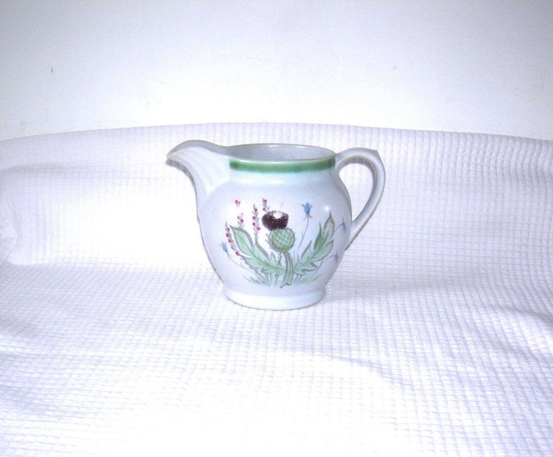 BUCHAN Thistleware Scotland Porcelain Pitcher/ Portobello Scotland ...