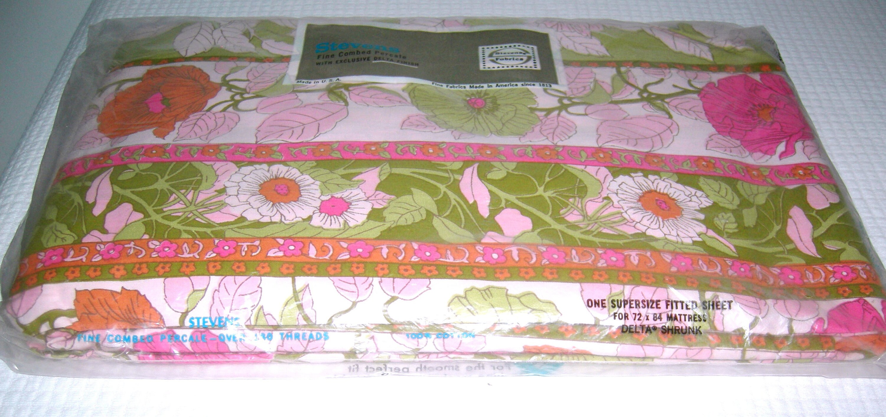 Stevens Utica Sheets/ Vintage 1960s/ CASTLE GARDEN/ Shabby | Etsy